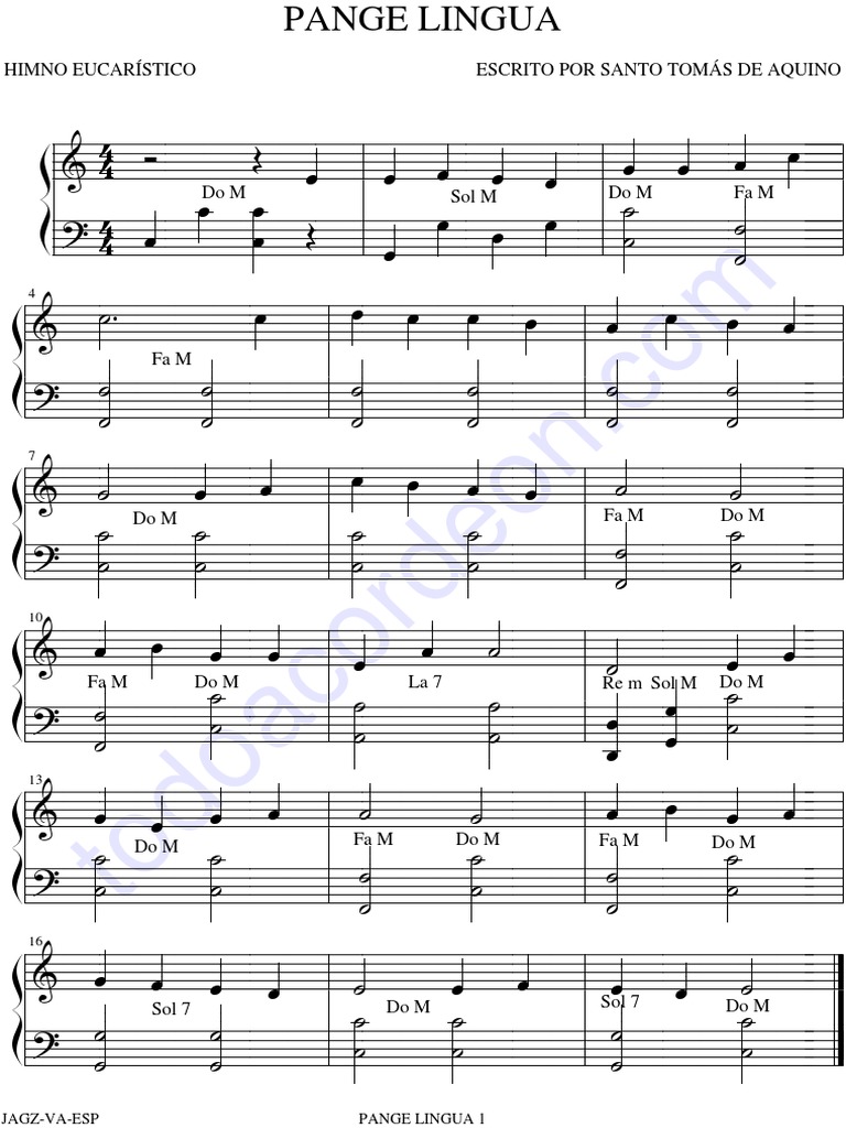 Pange Lingua | PDF