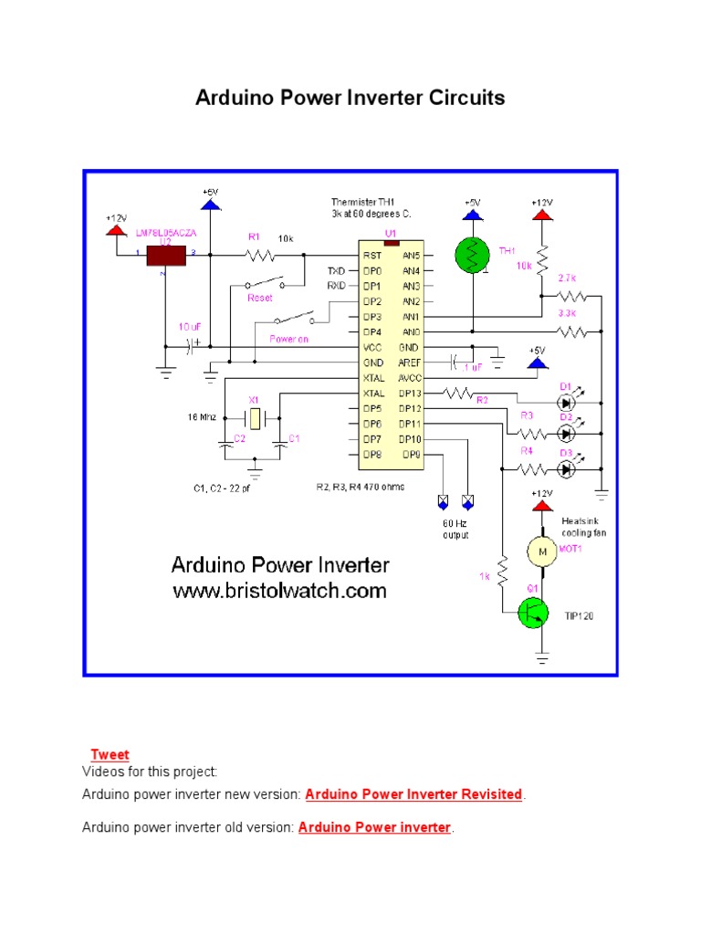 Arduino Power Inverter Circuits | Download Free PDF | Power Inverter ...