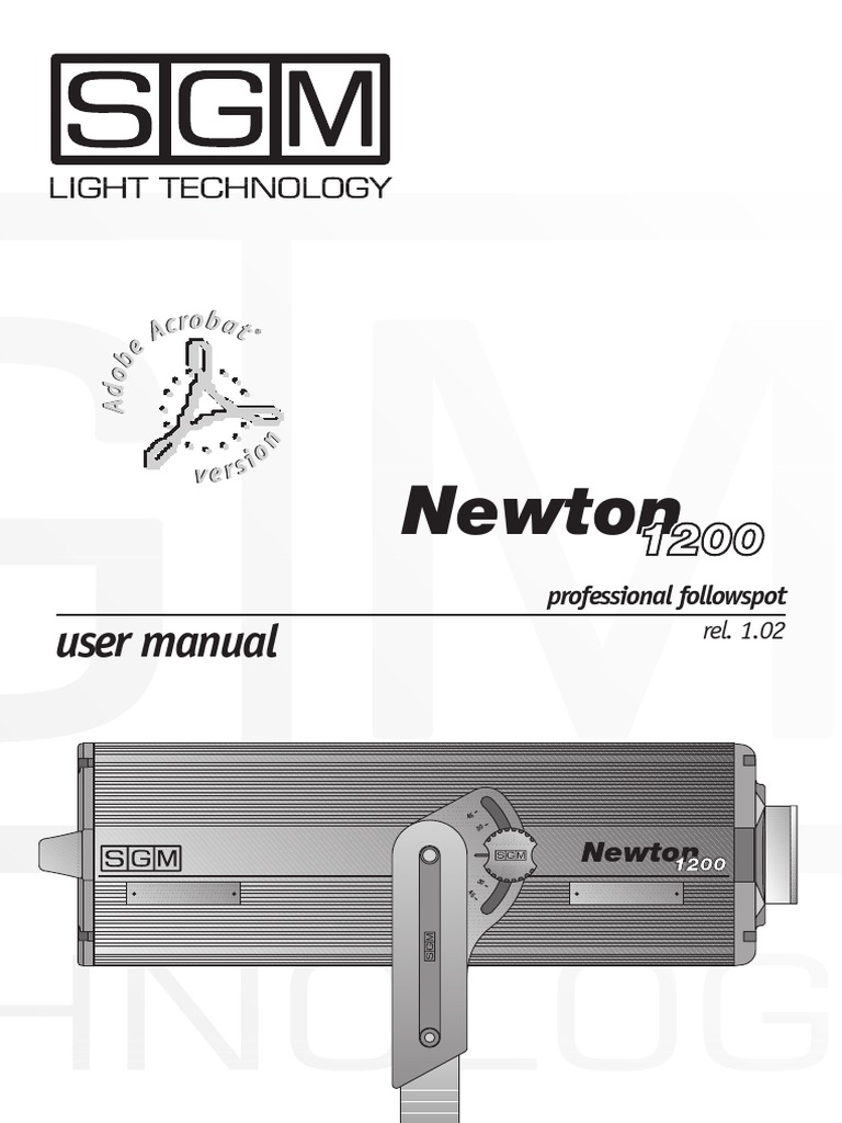 Newton: User Manual | PDF | Equipment | Manufactured Goods