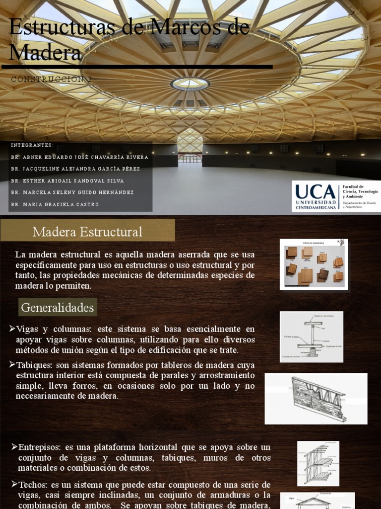 Estructuras de Marcos de Madera | PDF | Madera | Ingeniero civil