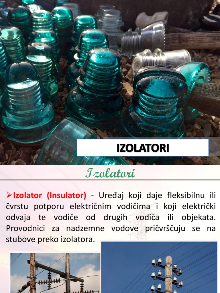 IZOLATORI | PDF