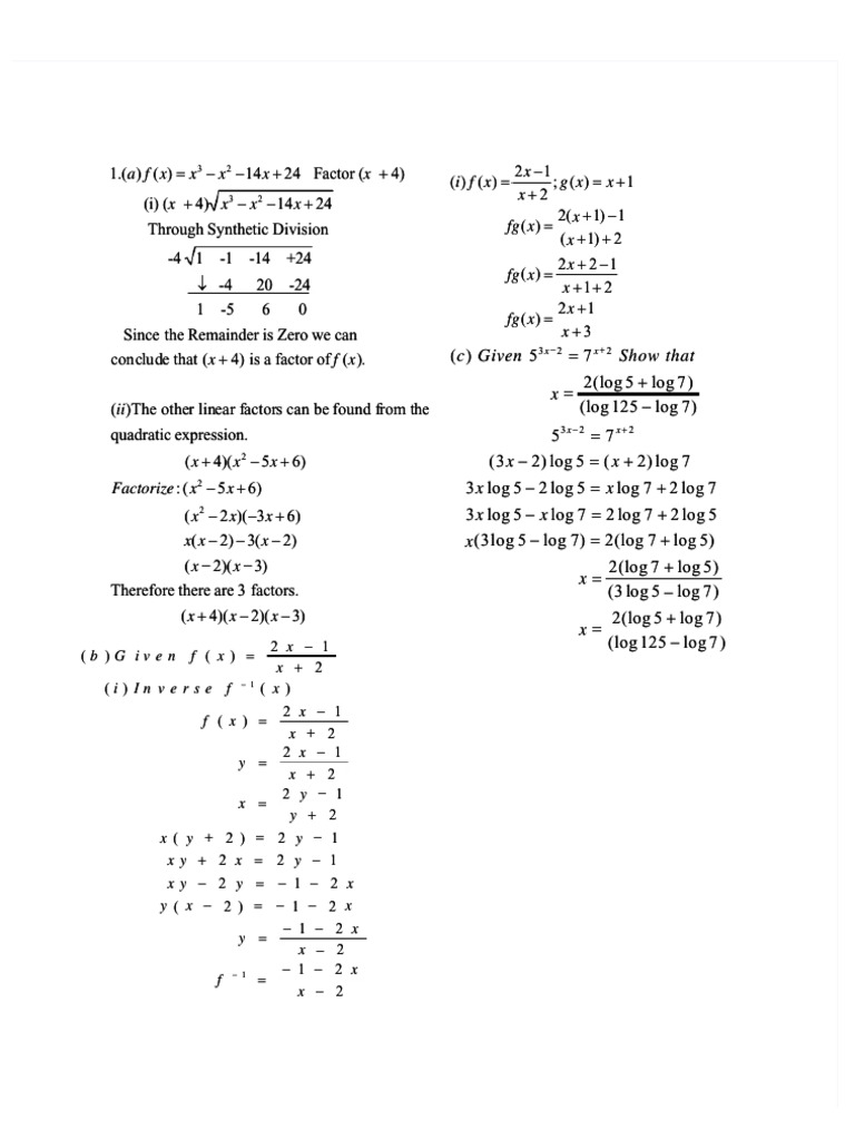 Factorization and Geometry Problems: Solving Systems of Equations ...