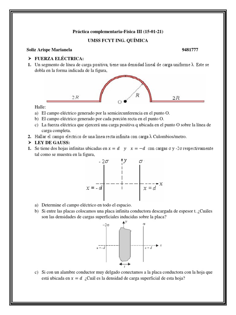 Práctica Complementaria | PDF | Corriente eléctrica | Resistencia Eléctrica y Conductancia
