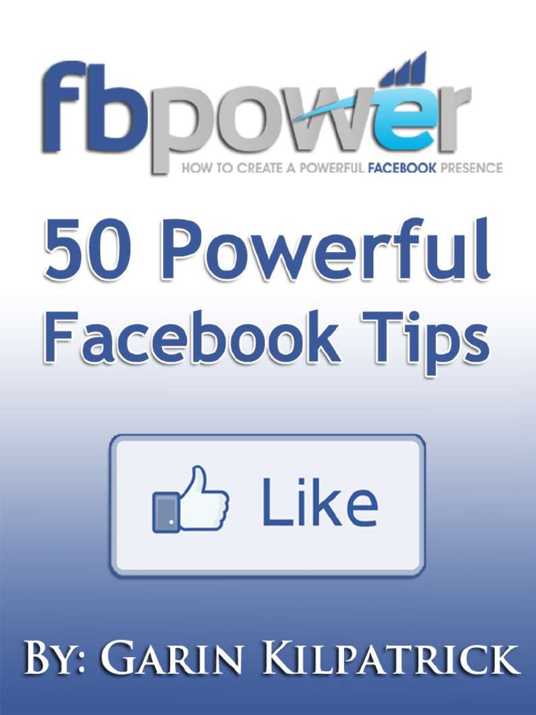 50 Powerful Facebook Tips | PDF | Search Engine Optimization | Facebook