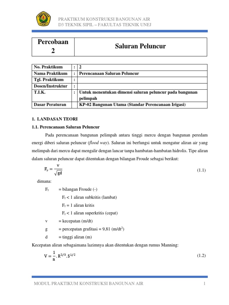 Modul Saluran Peluncur | PDF