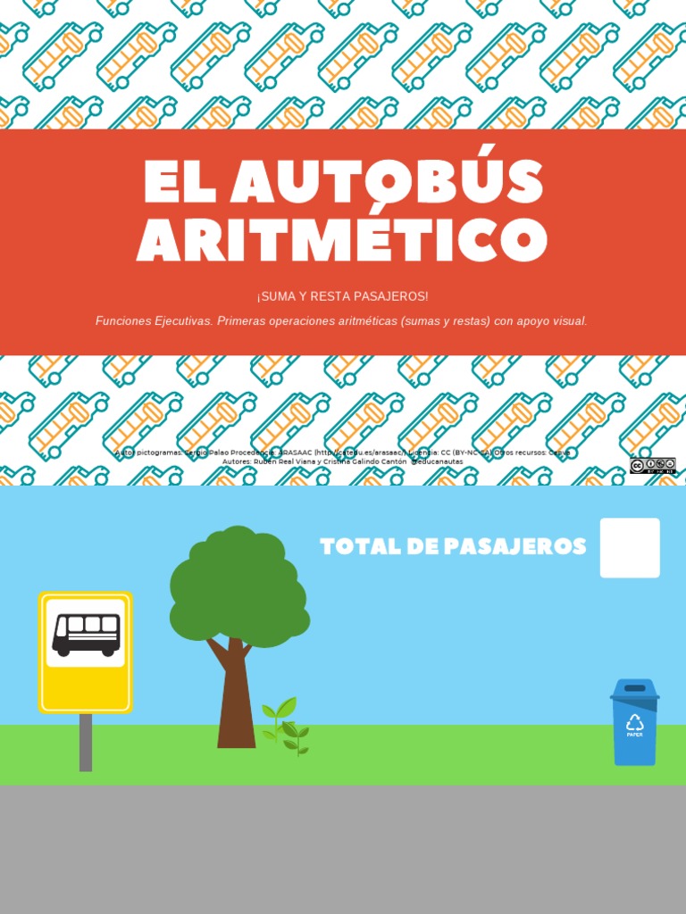 TEACCH El Autobus Aritmetico-Suma y Resta Pasajeros | PDF | Enseñanza ...