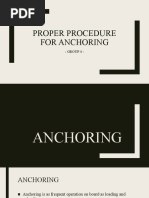 Guidelines For Safe Anchoring | PDF | Anchor | Ships