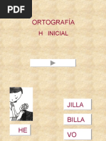 100 Palabras Con H Inicial, H Intermedia y H Final | PDF | Lingüística