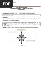 Actividades sobre la Rosa de los Vientos | PDF | Science | Geografía