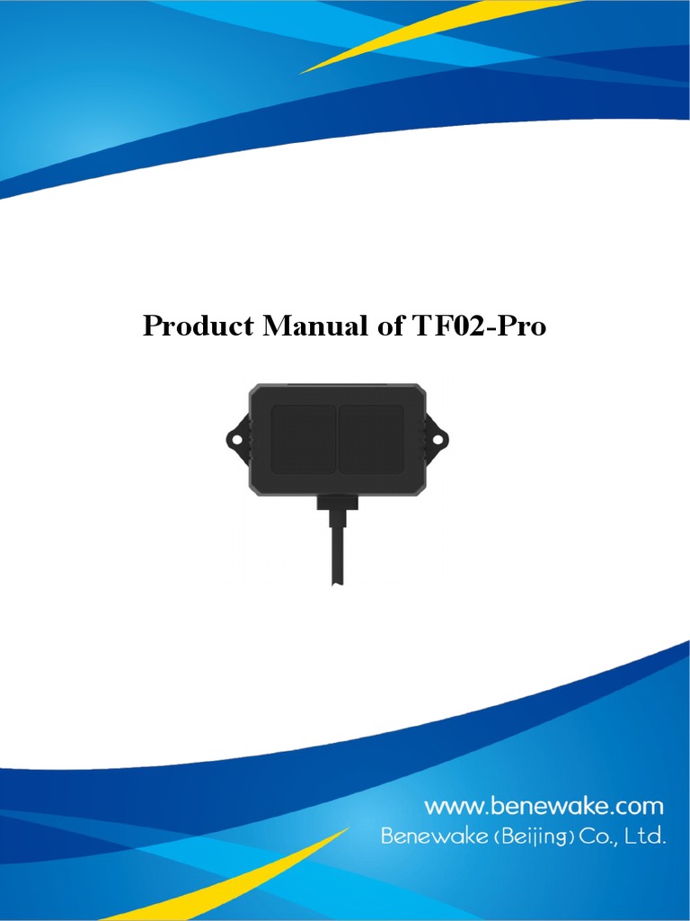 Product Manual of TF02-Pro | PDF | Personal Computers | File Format