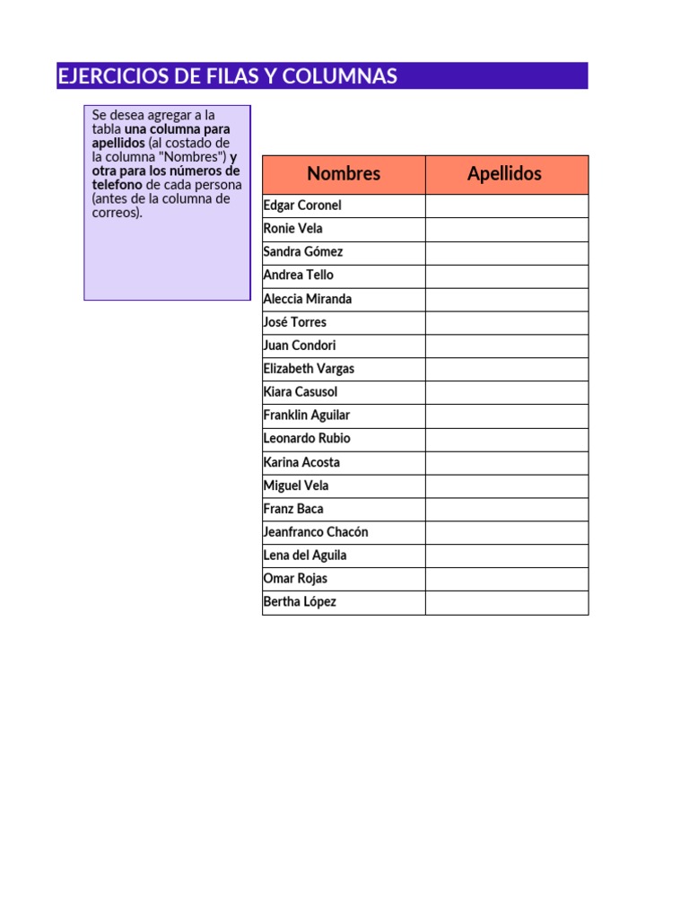 Practicando Excel | PDF
