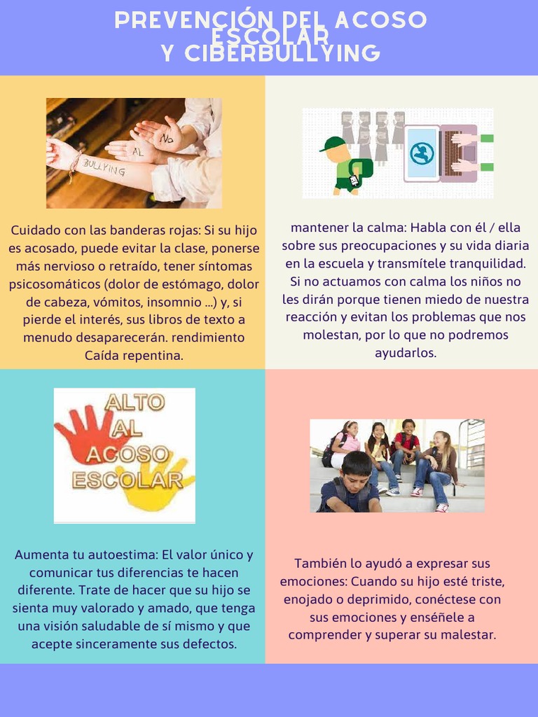 Prevención del Acoso Escolar y Ciberbullying | PDF
