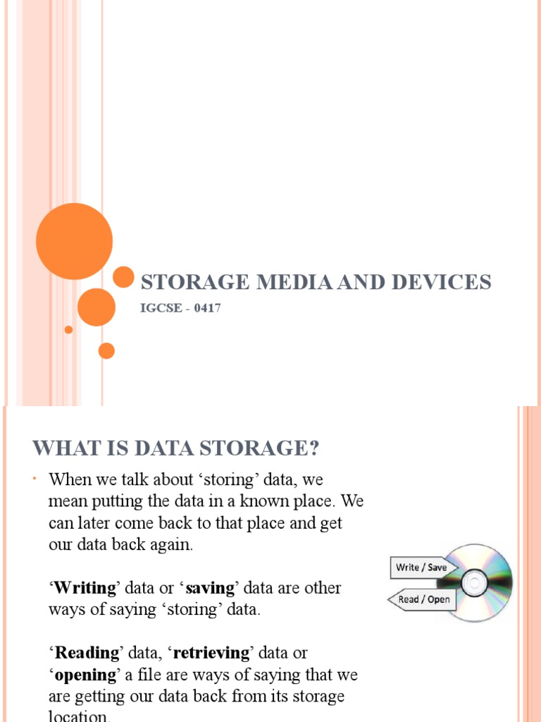 Understanding Storage Media Types | PDF | Computer Data Storage ...