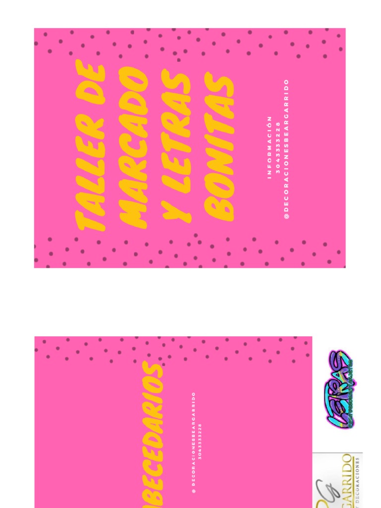 Cartilla de Letras Bonitas | PDF