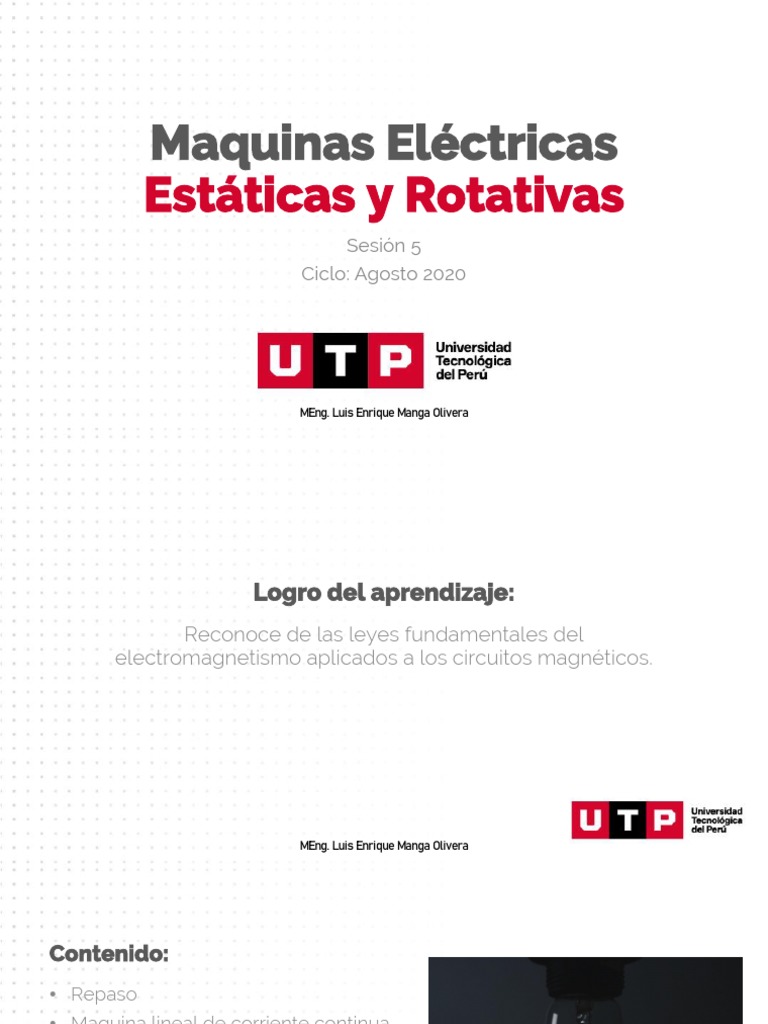 Fundamentos de las máquinas eléctricas estáticas y rotativas | PDF | Generador eléctrico ...
