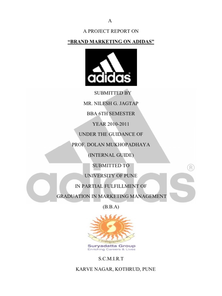 Adidas Project On Brand Marketing1 | PDF | Brand | Marketing