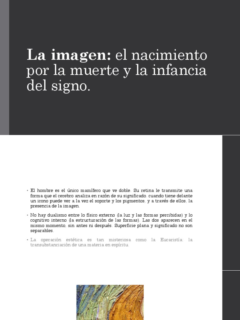Vida y Muerte de La Imagen | PDF | Los símbolos | Pinturas