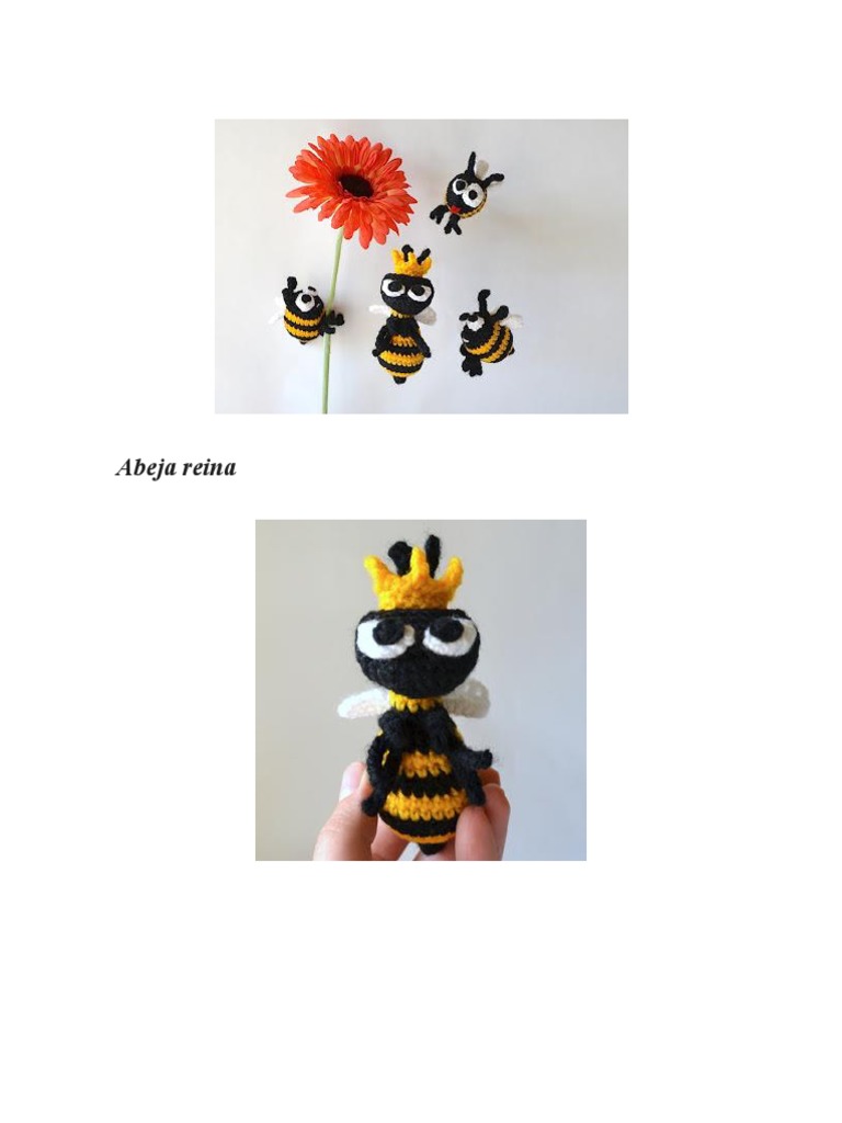 Abeja Reina | PDF | Amigurumi | Tejer