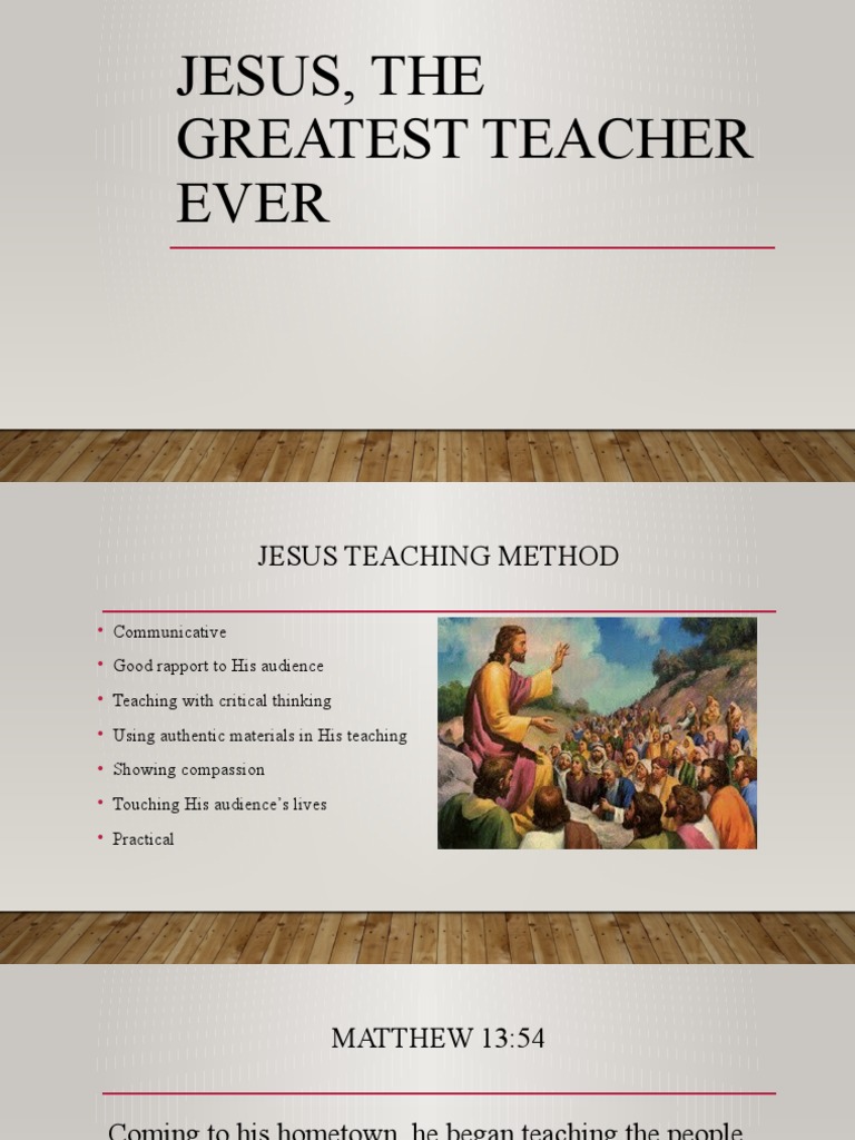 Jesus' Effective Teaching Methods | PDF | Science & Mathematics