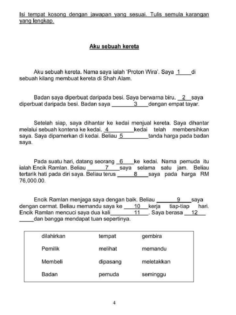 Aku Sebagai Sebatang Pensel Yang Setia Berkhidmat Pdf
