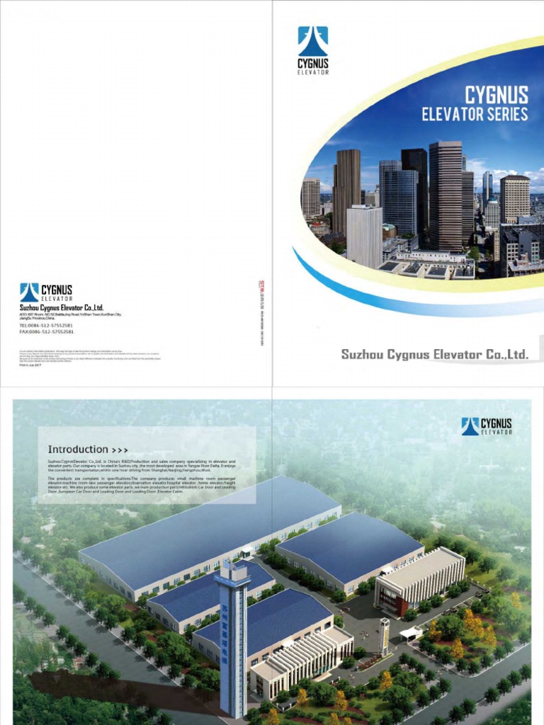 Cygnus Elevator Catalog | PDF