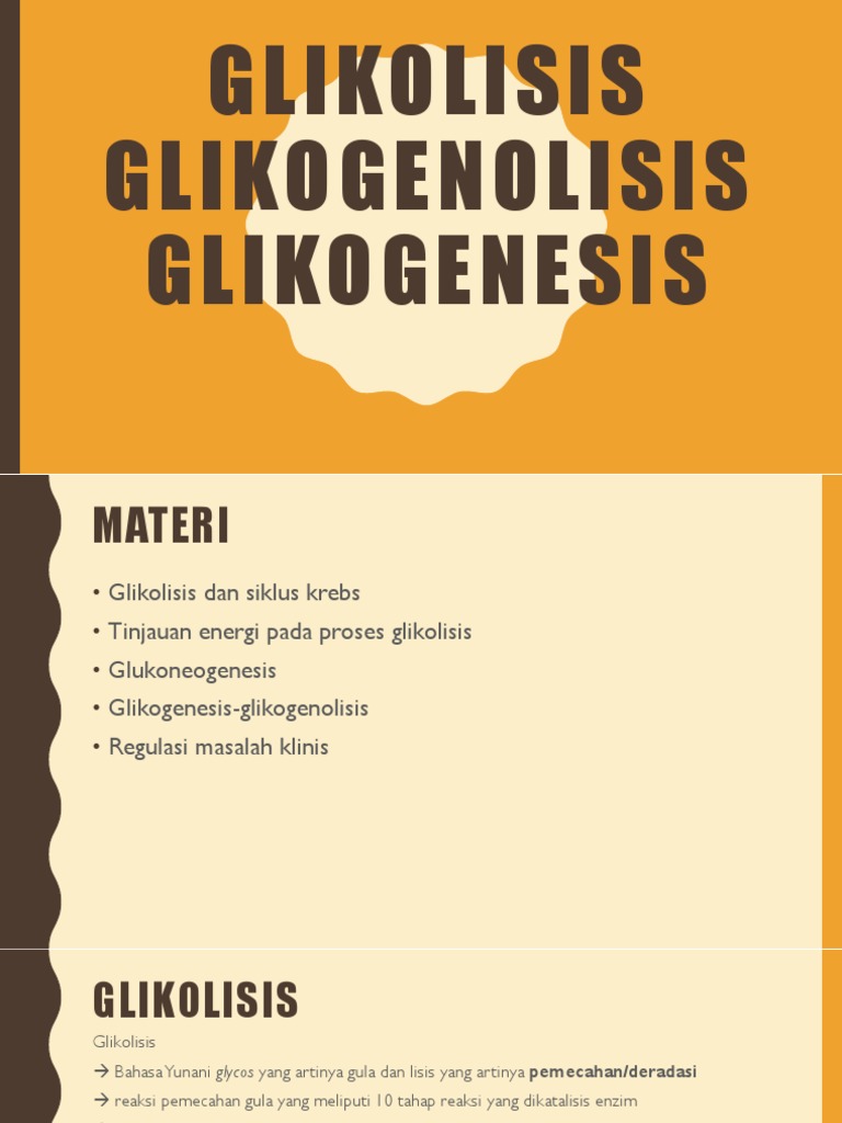 Glikolisis | PDF | Sains & Matematika