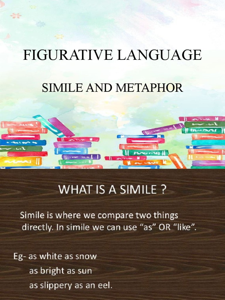 Lesson 1.3 Simile and Metaphor | PDF