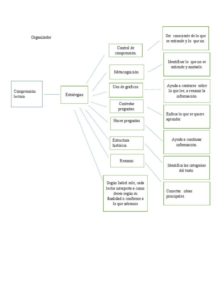 Organizador de Lectura | PDF