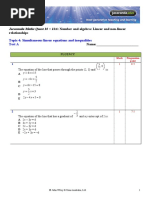 Years 7 - 10 Mathspace Booklist | PDF