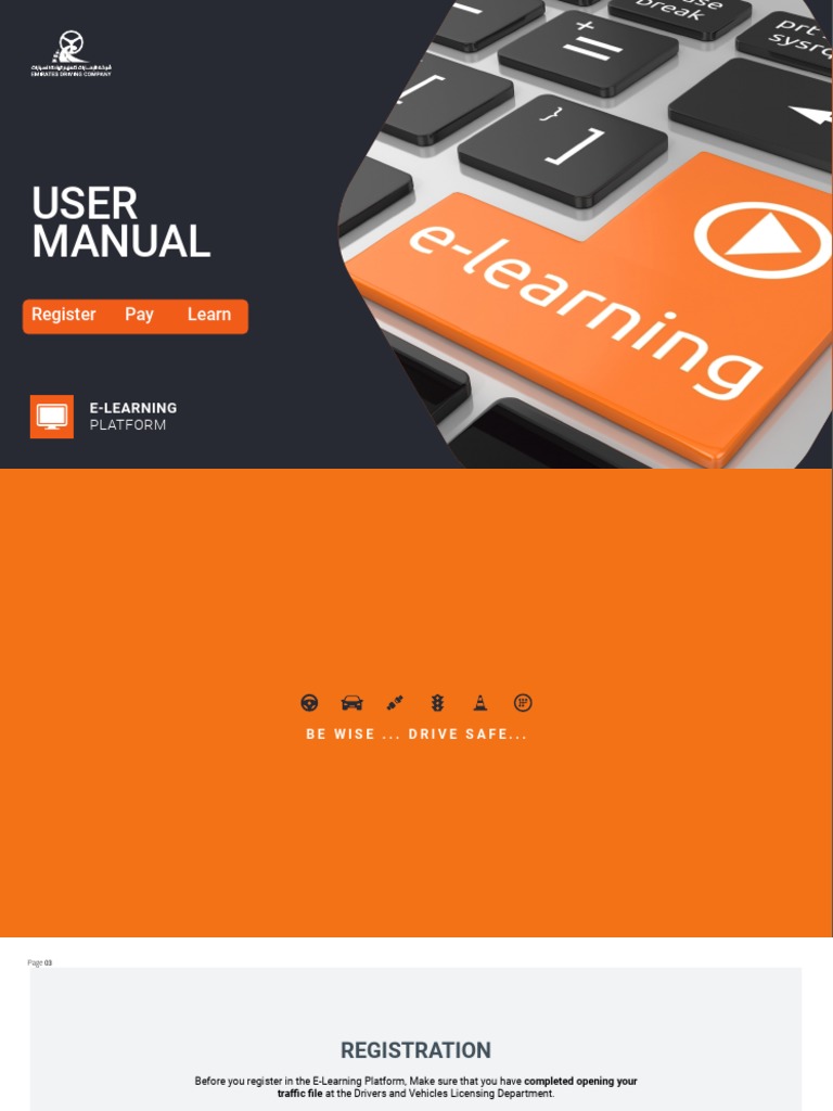 EDC E-Learning Registration Guide | PDF | Login | Educational Technology
