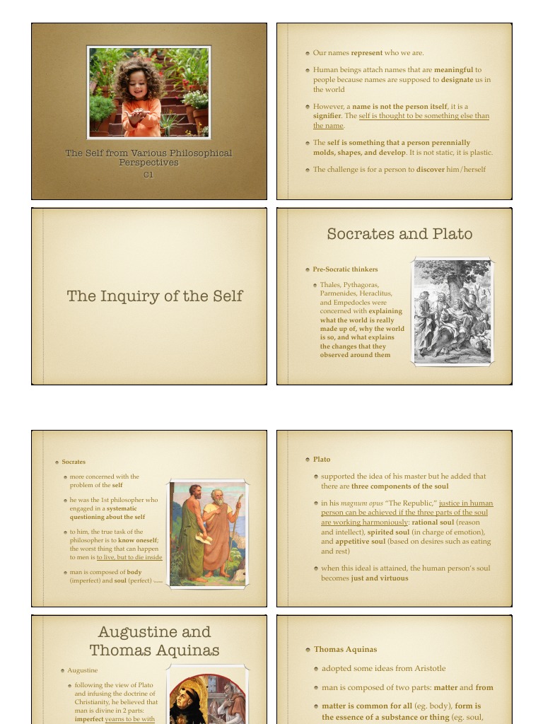 Socrates and Plato: The Self From Various Philosophical Perspectives ...