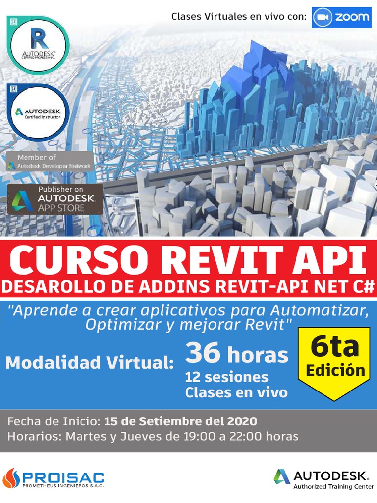 Curso Revit API: Desarrollo de Addins C# | PDF | Autodesk Revit ...