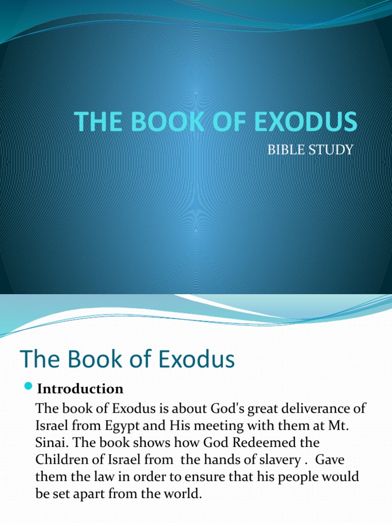 The Book of Exodus | Download Free PDF | Book Of Exodus | The Exodus