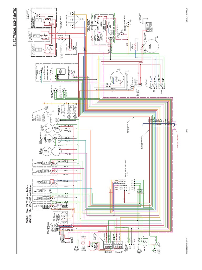 Mustang 2044 & 2054 Wiring Schematic | PDF