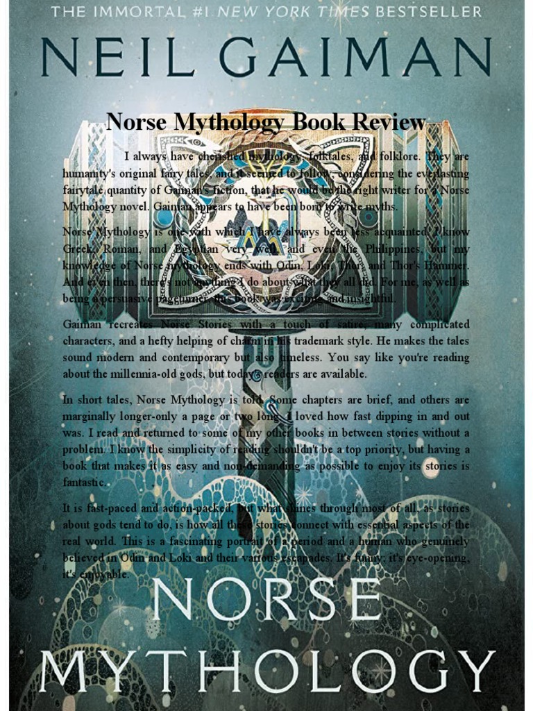 Norse Mythology Reimagined: A Review of Neil Gaiman's Retelling of ...