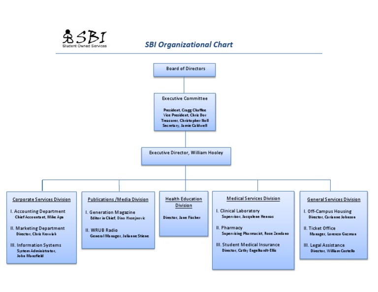 SBI Organizational Chart: Dino Husejnovic | PDF