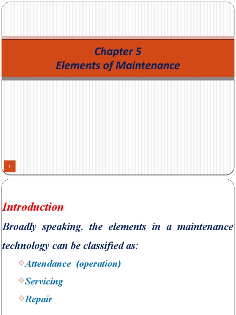 Key Elements of Maintenance Explained | PDF | Lubricant | Mechanical ...