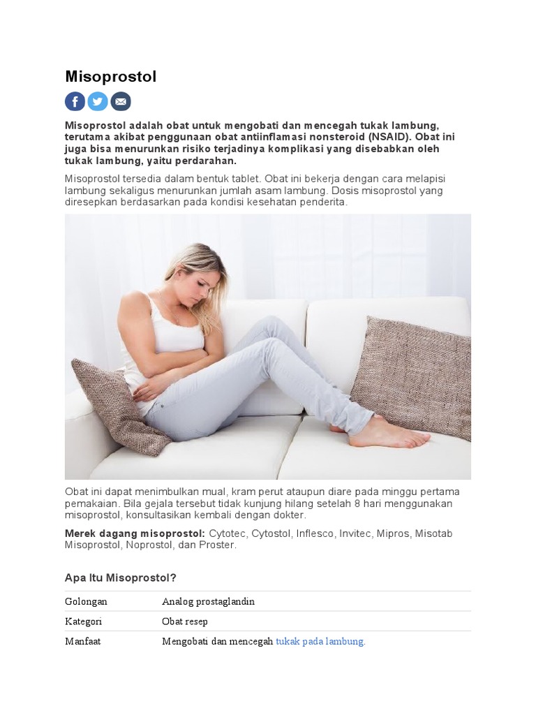 Misoprostol Koe | PDF