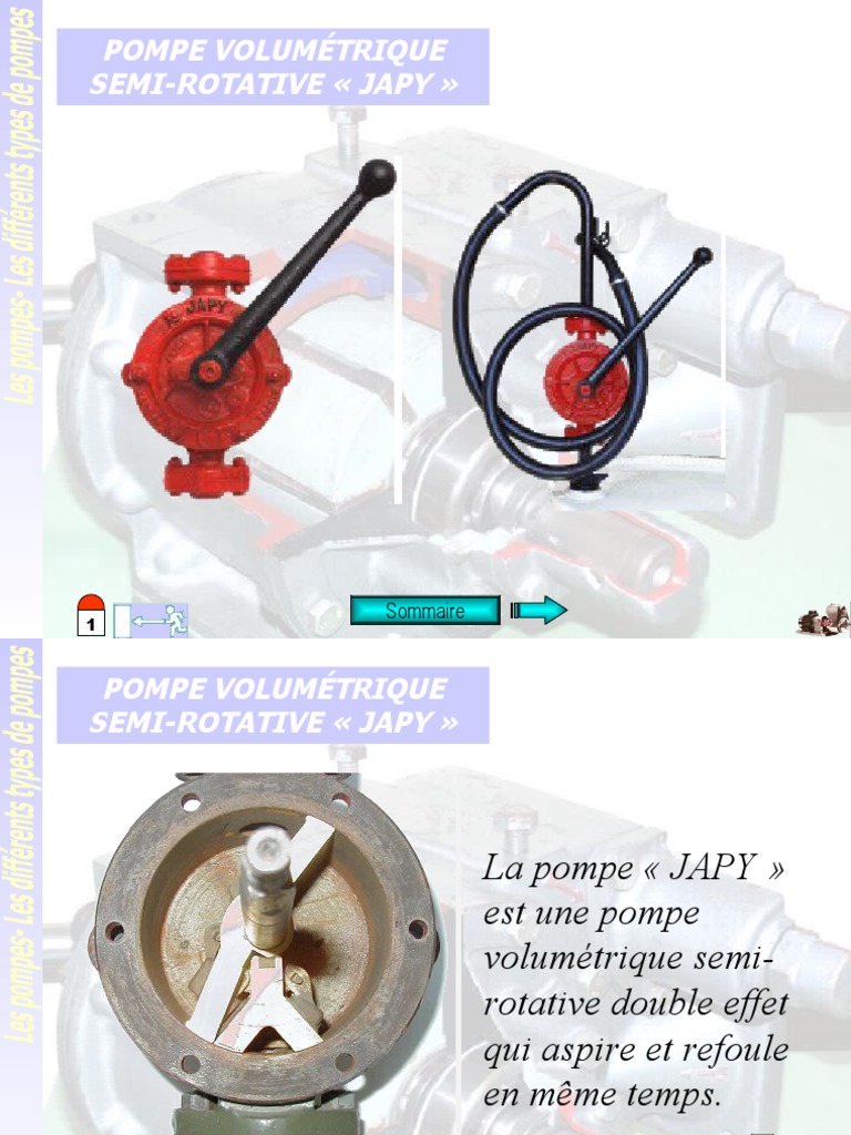 Pompe Volumétrique Japy Semi-Rotative | PDF