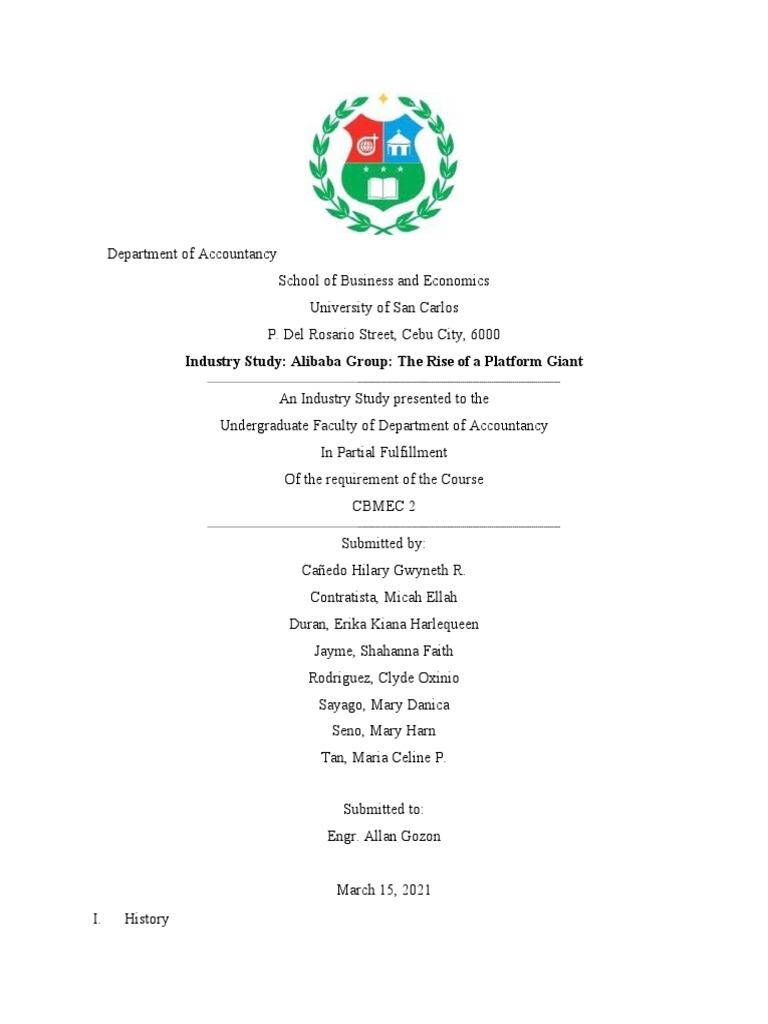 Industry Analysis Case Study - STRAMA Group 5 | Download Free PDF | Alibaba Group | E Commerce