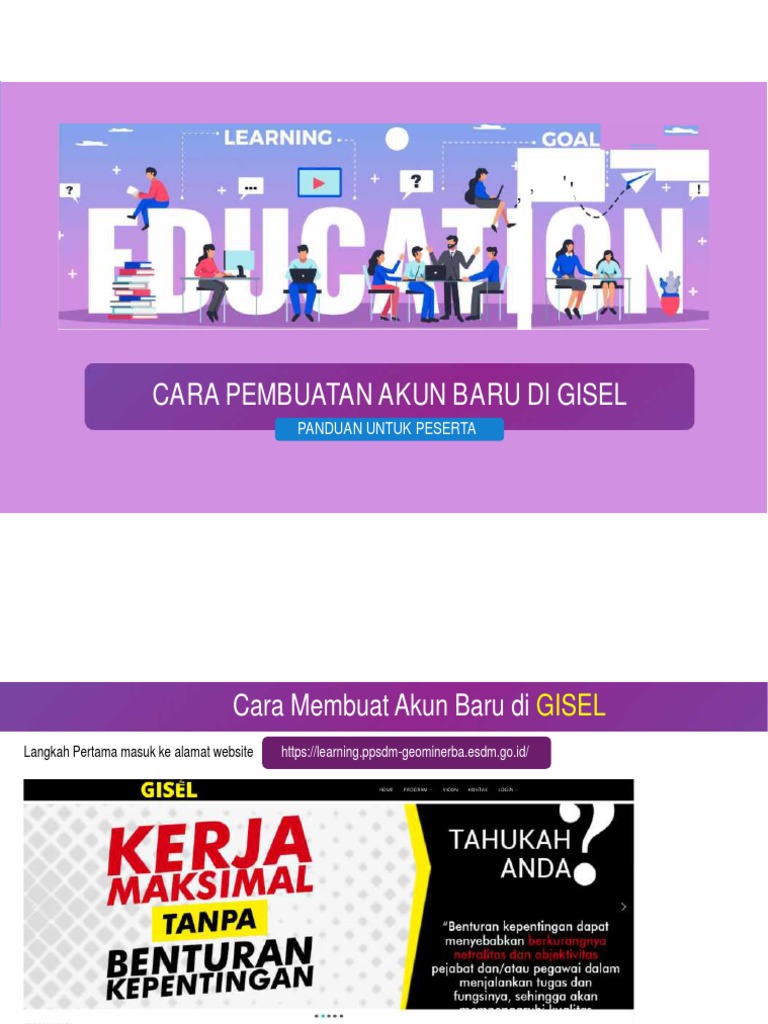 Pembuatan Akun GISEL | PDF
