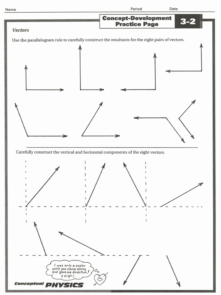 Concept-Development Practice Page: Vectors | PDF