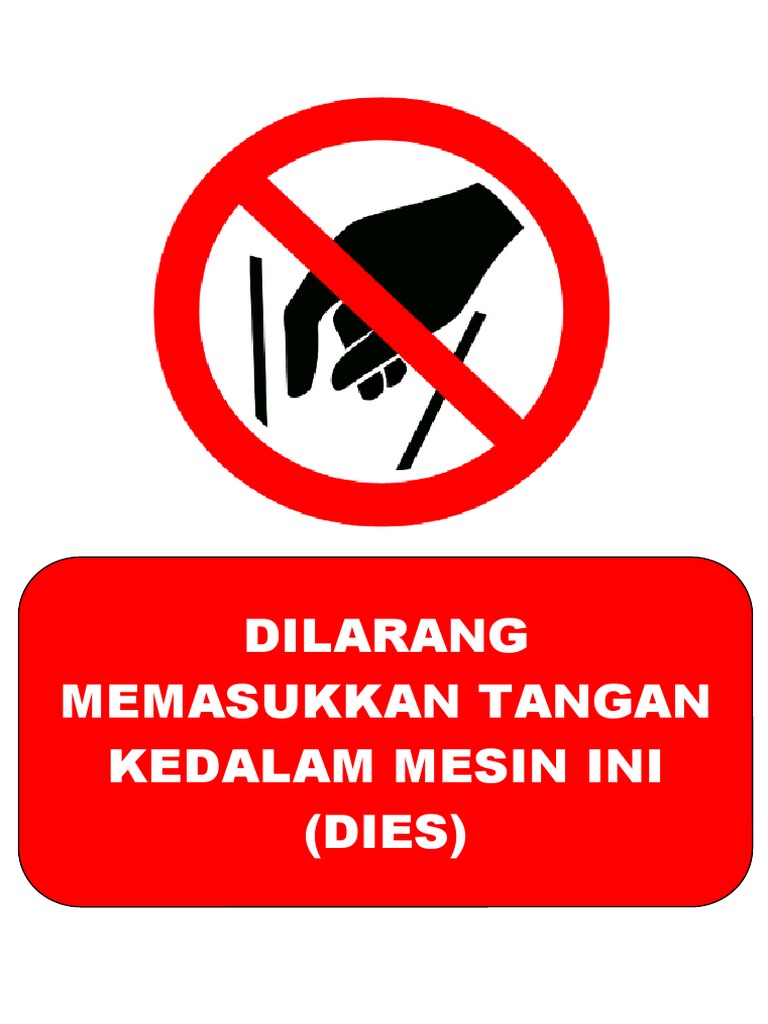 Larangan Masukan Tangan | PDF