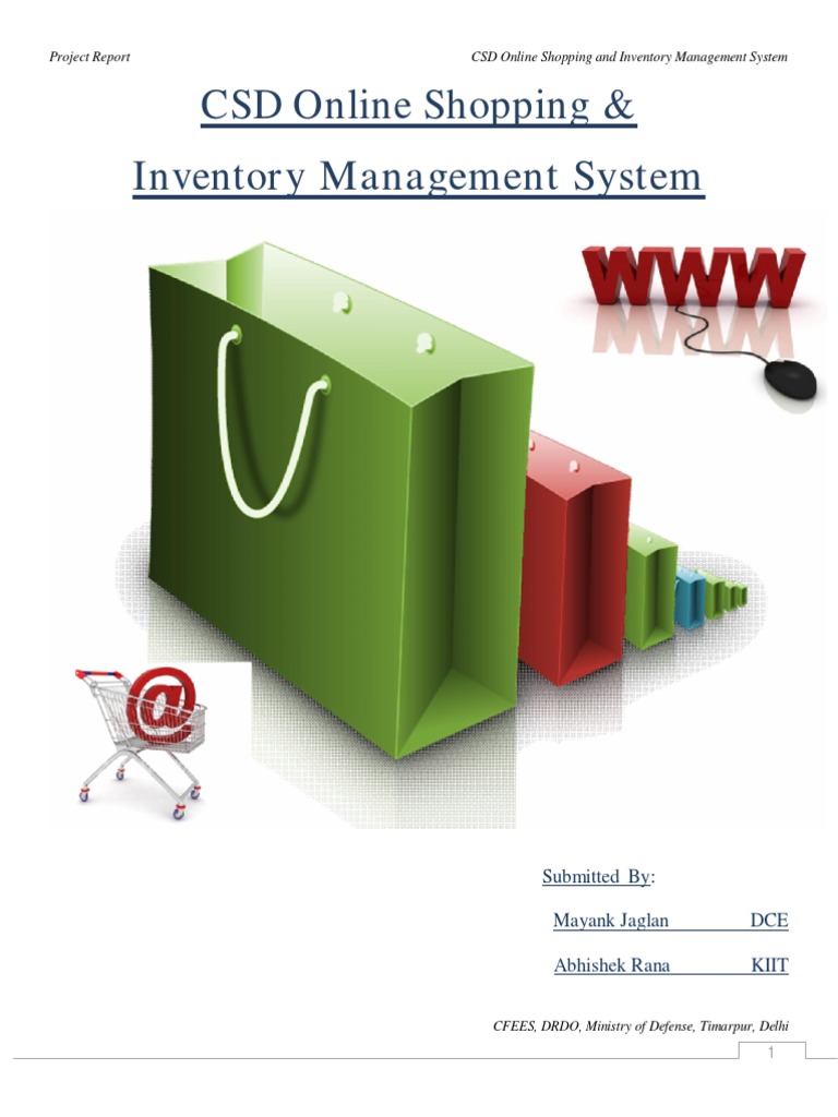 CSD Online Shopping & Inventory Management System | PDF | Intelligence ...