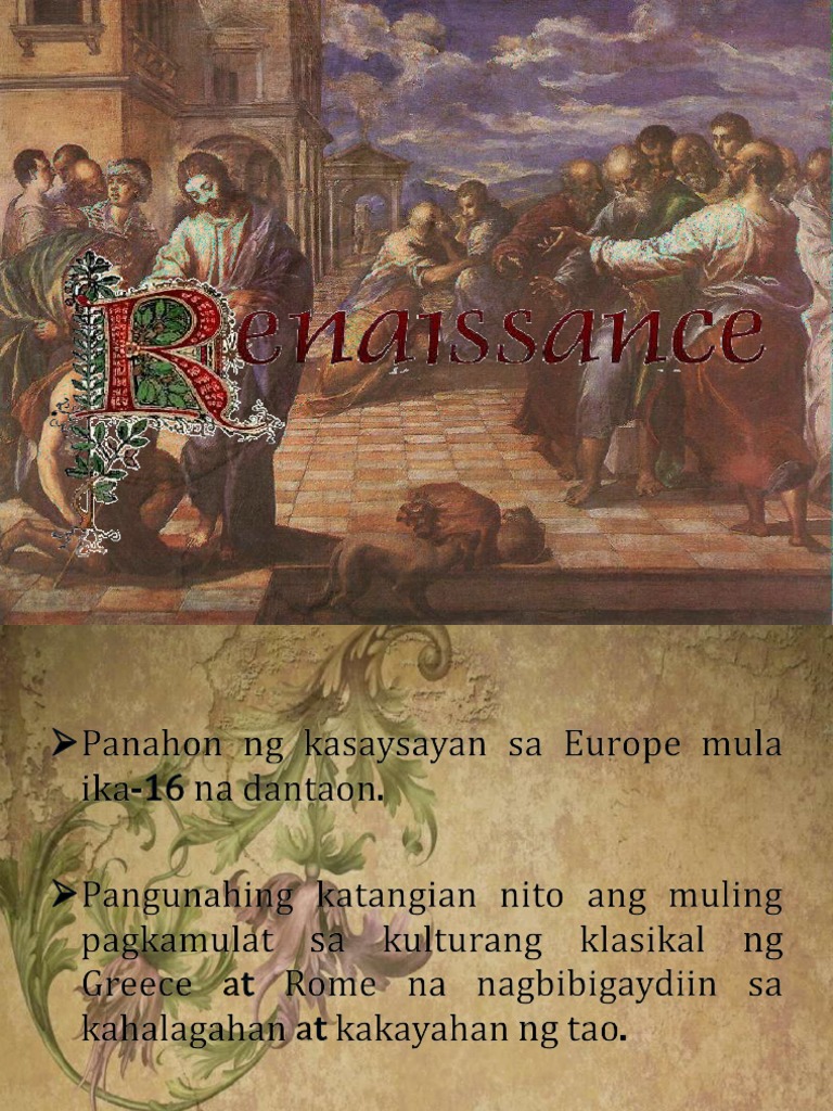 Panahon NG Renaissance | PDF