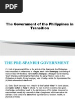 Pre Spanish Government | PDF | Philippines