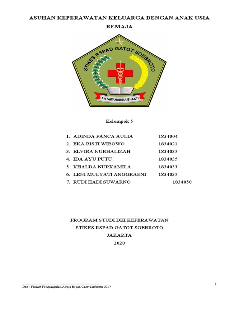 Askep Keluarga Remaja | PDF