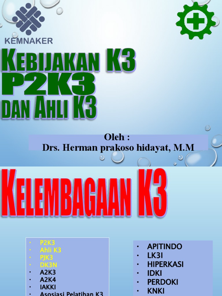 Kelembagaan K3 Fix | PDF