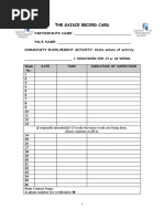 DofE Volunteering Activity Log Template | PDF