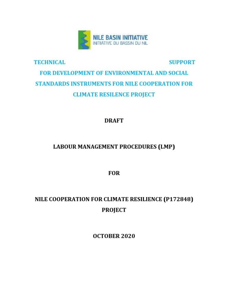 NCCR Labor Management Plan Final | PDF | Occupational Safety And Health ...